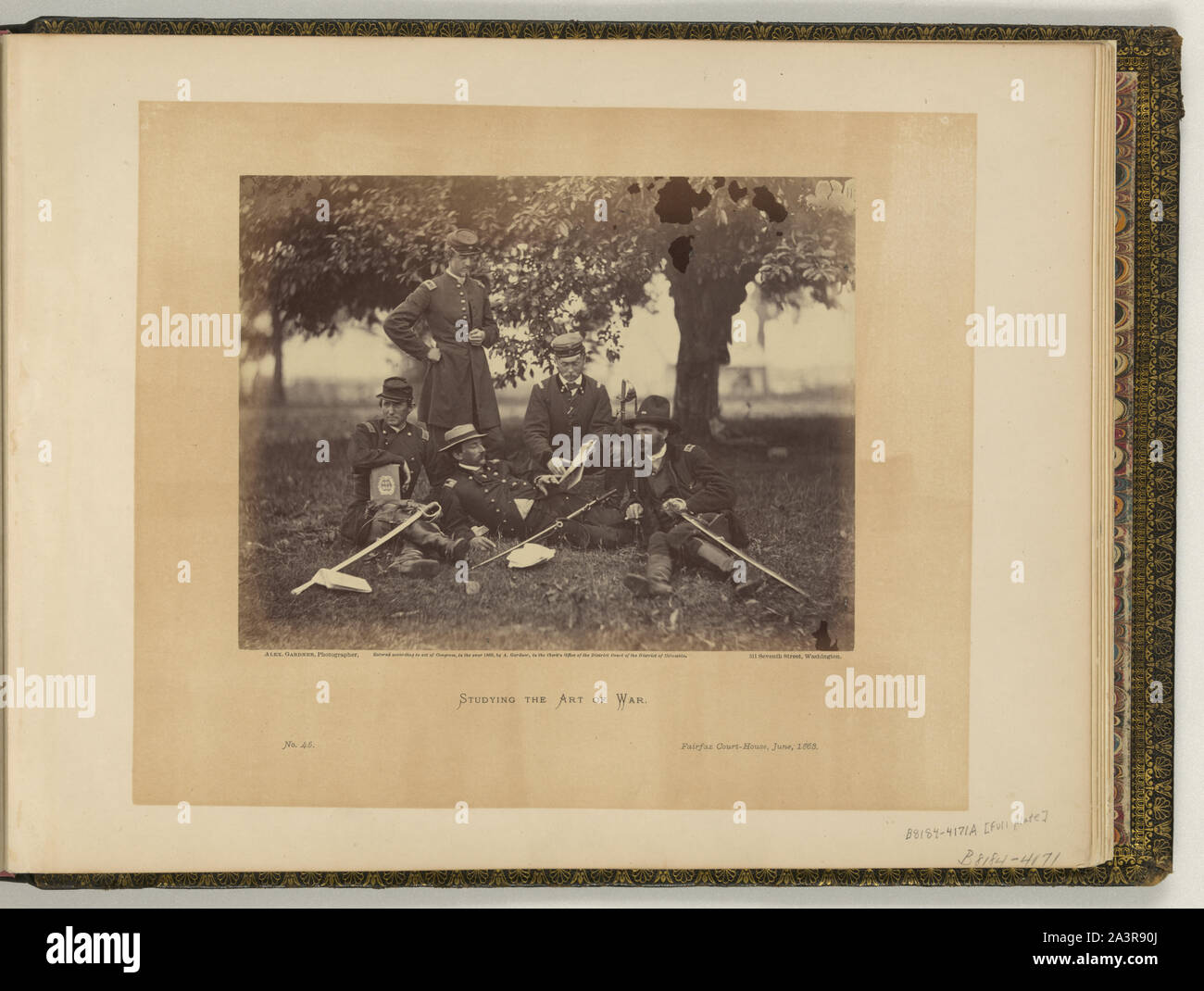 Studying the art of war / Alex. Gardner, photographer Stock Photo - Alamy