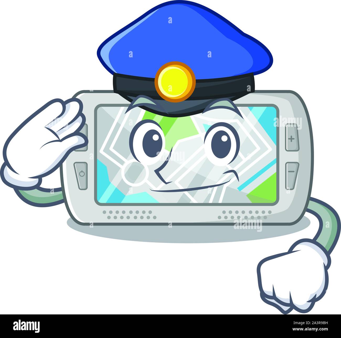 Tripping policeman Stock Vector Images - Alamy