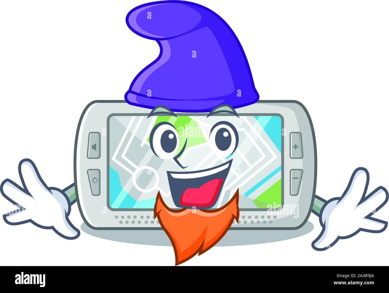 Elf global positioning system in the cartoon Stock Vector Image & Art ...