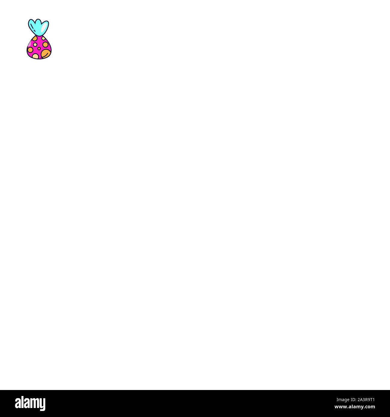 wrapped sweet and candies icon line fill illustration Stock Vector ...