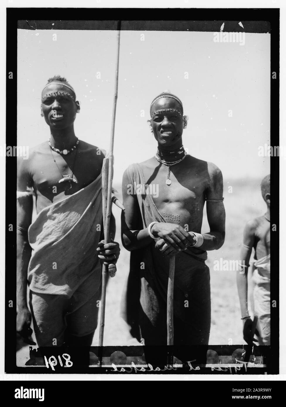 Sudan. Malakal. Two Shiluki types Stock Photo - Alamy