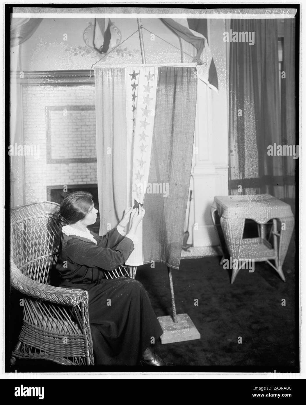 Suffrage flag hi-res stock photography and images - Alamy