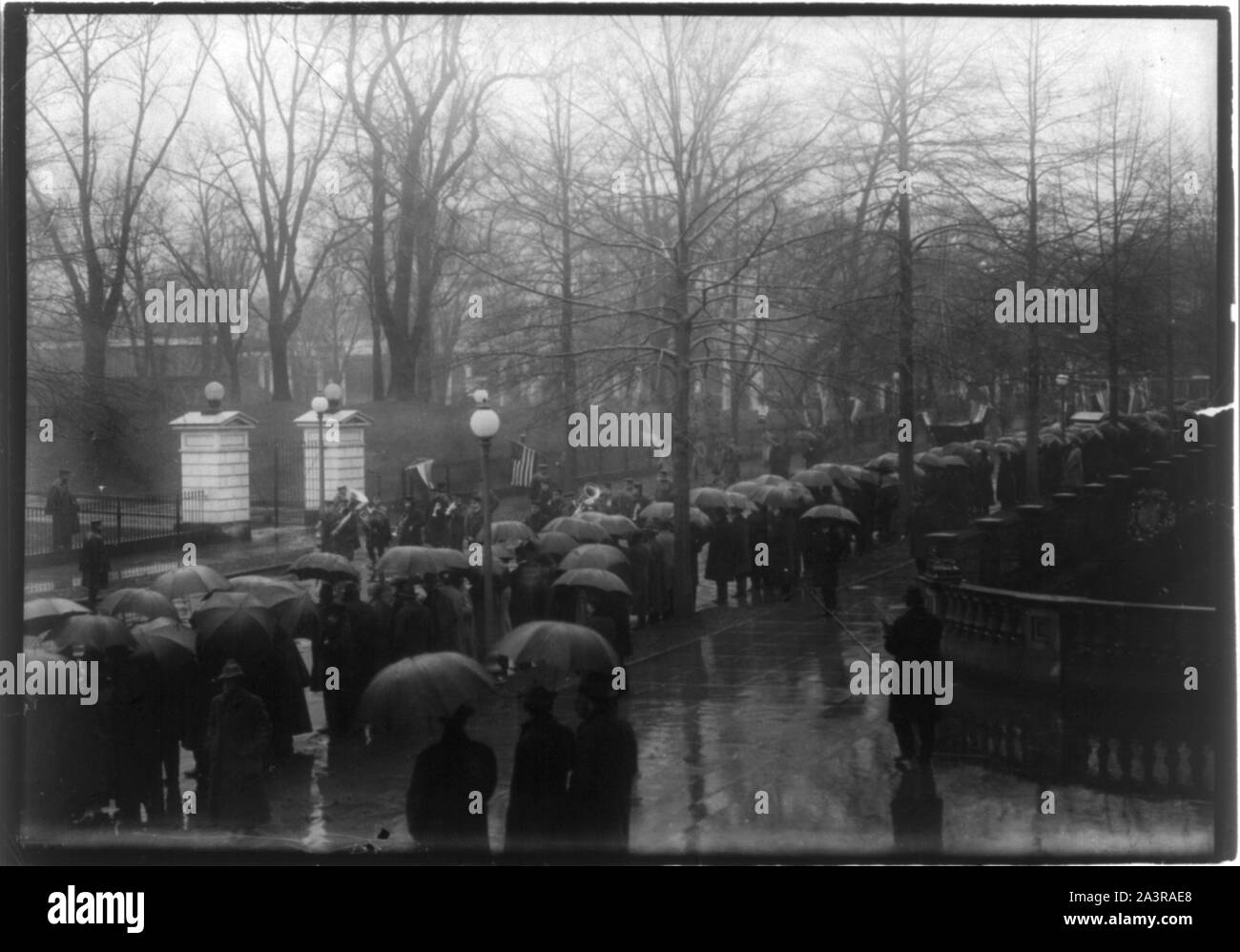 Voting rights march or demonstration Black and White Stock Photos ...