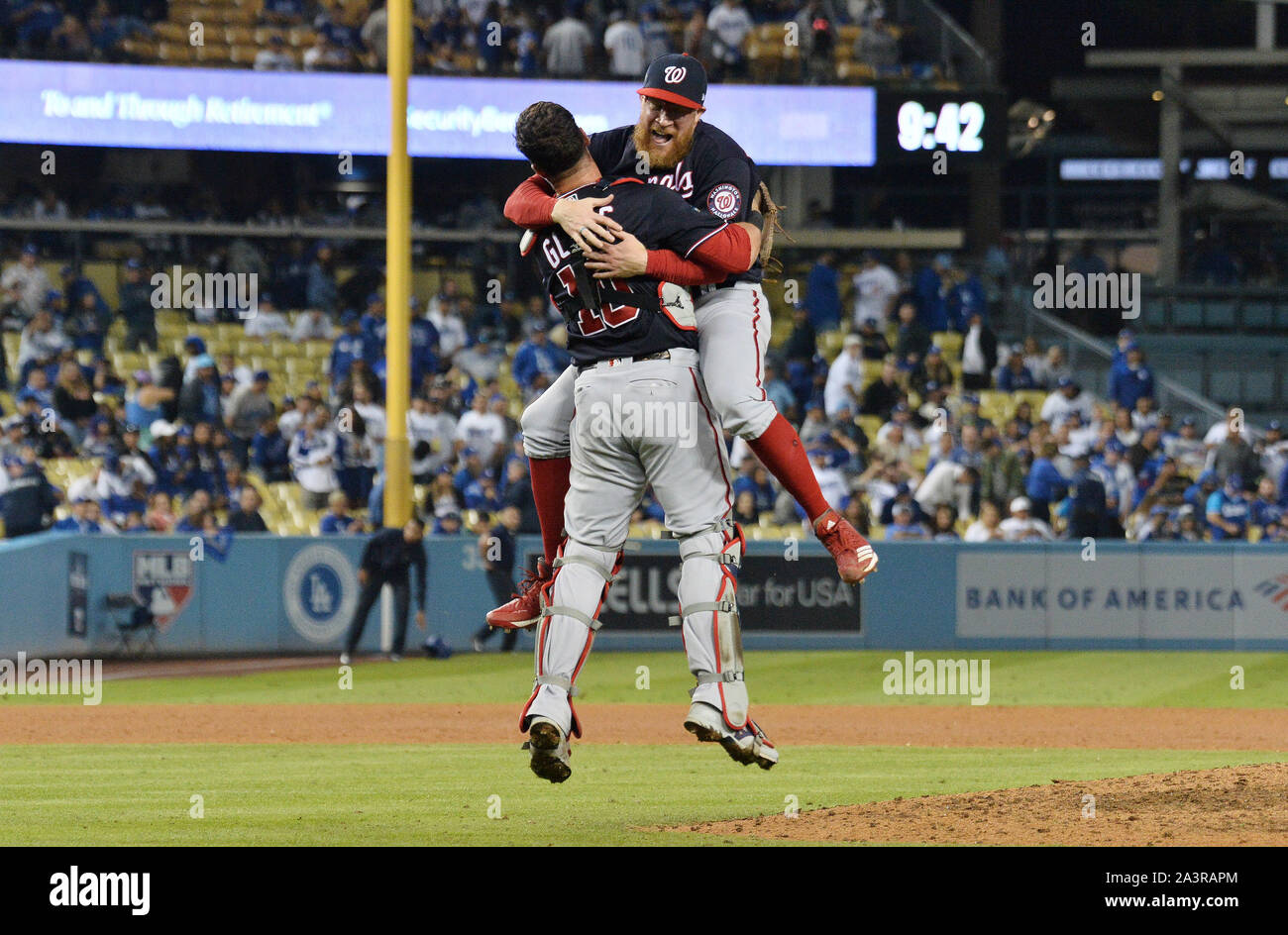 Sean doolittle nationals celebrate hi-res stock photography and images ...