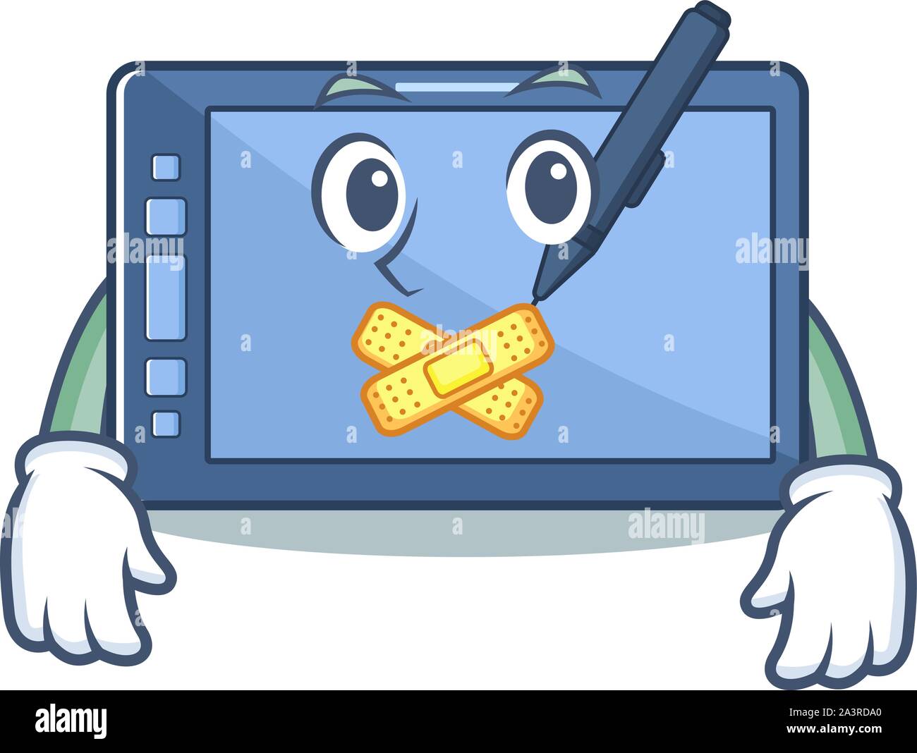 Happy mum tablet Stock Vector Images - Alamy