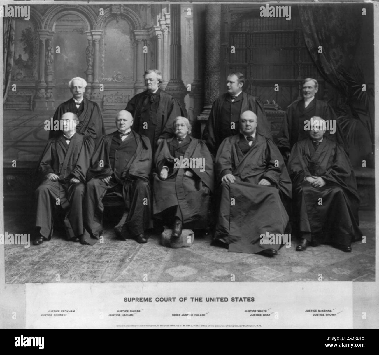 Supreme Court of the United States: Justice Peckham, Justice Brewer ...