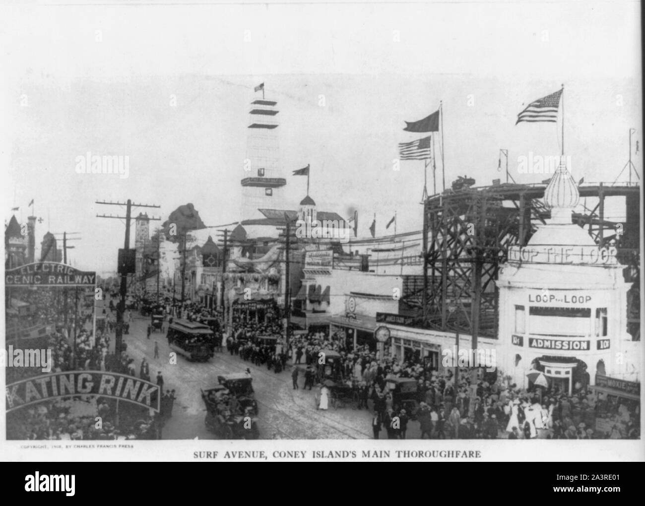 Main tourist area Black and White Stock Photos & Images - Alamy