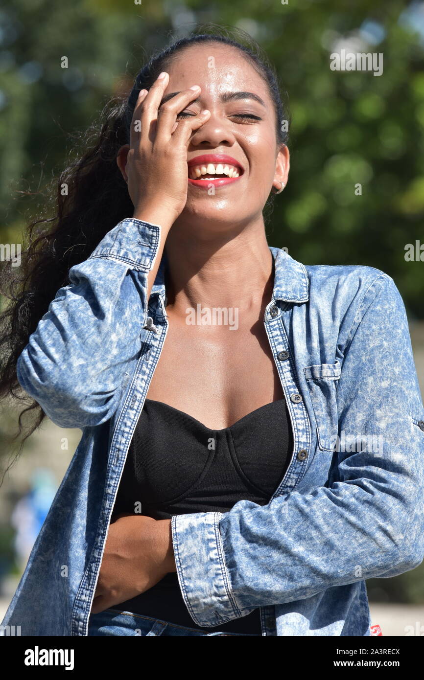 Attractive laughing hi-res stock photography and images - Alamy