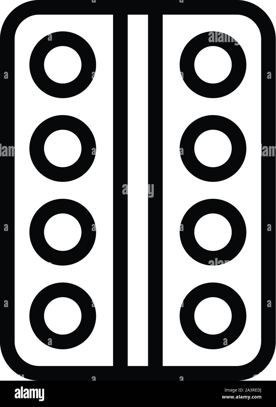 Blister pack round medication Black and White Stock Photos & Images - Alamy