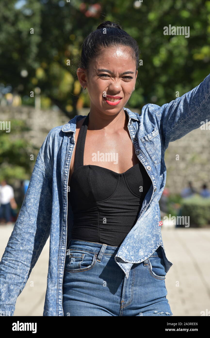 An Unhappy Diverse Female Stock Photo - Alamy An Unhappy Diverse Female Stock Photo - Alamy