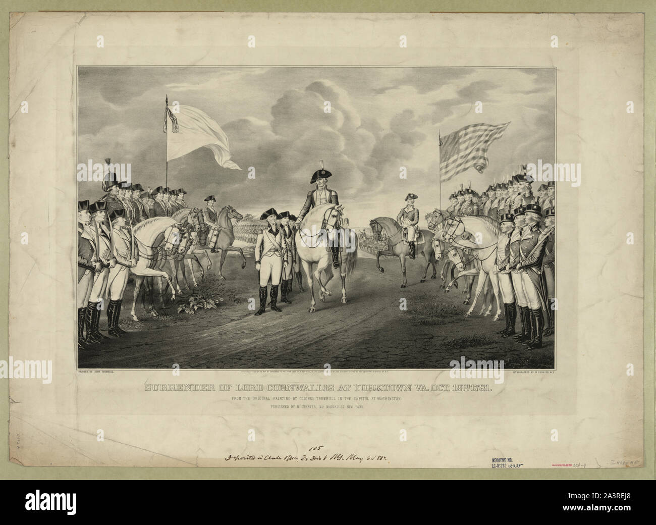 Surrender of lord cornwallis hi-res stock photography and images - Alamy