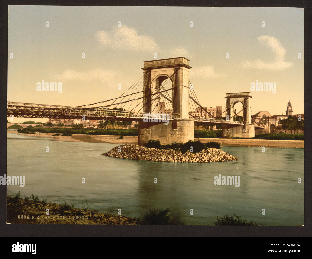 Bridge crossing over rhone hi-res stock photography and images - Alamy