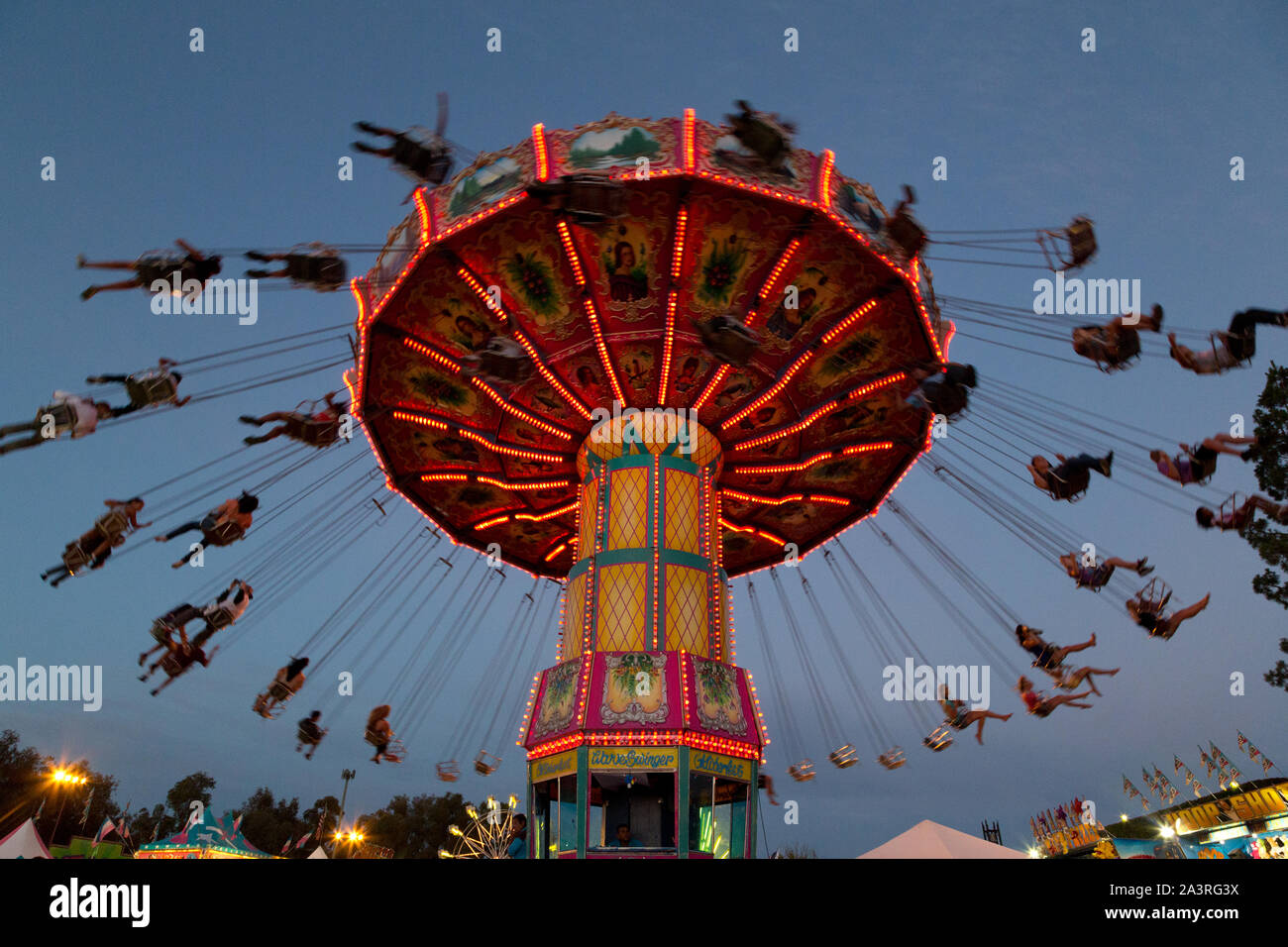 Fair thrill ride hi-res stock photography and images - Alamy
