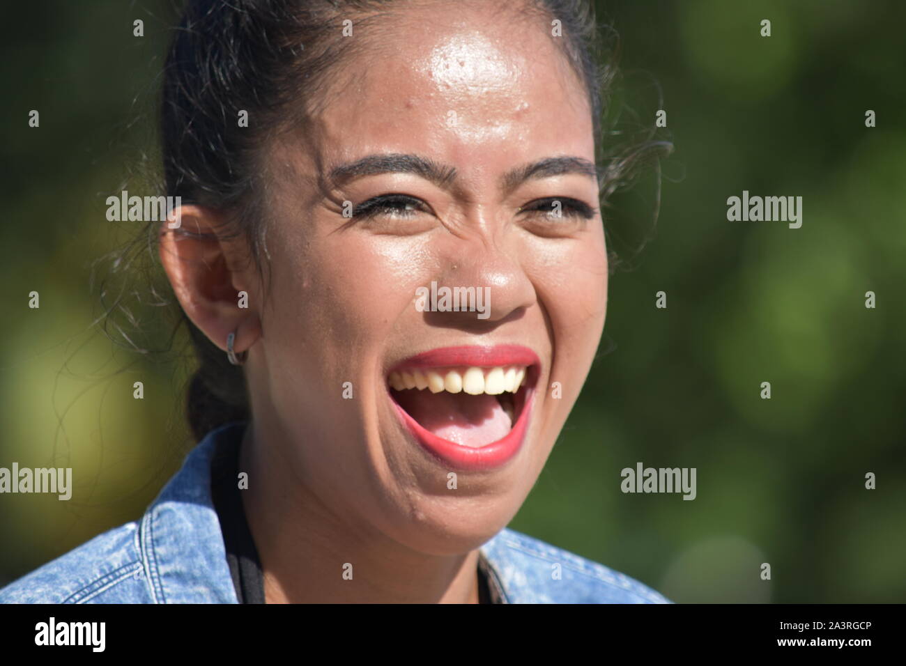 Female And Laughter Stock Photo - Alamy