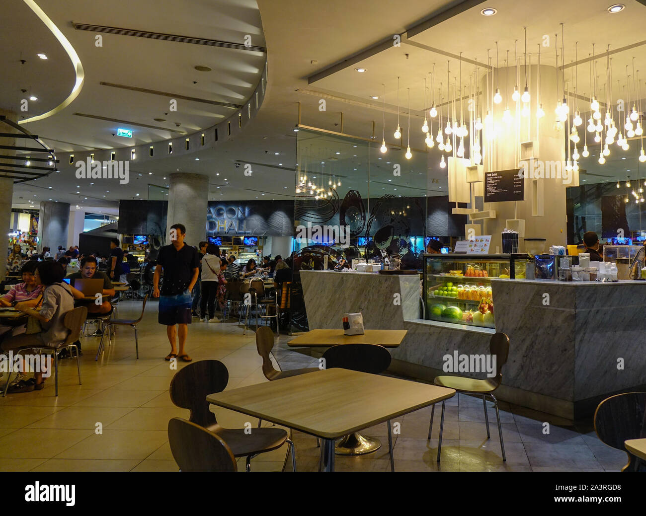 Bangkok, Thailand - Sep 16, 2018. Interior of MBK Shopping Mall ...