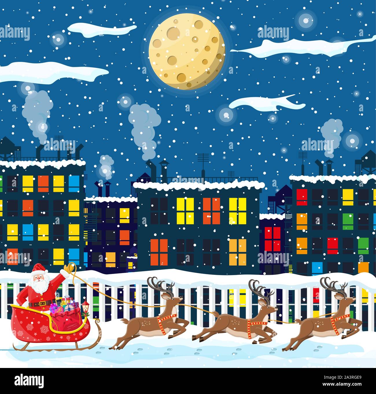 Newyear midnight Stock Vector Images - Alamy