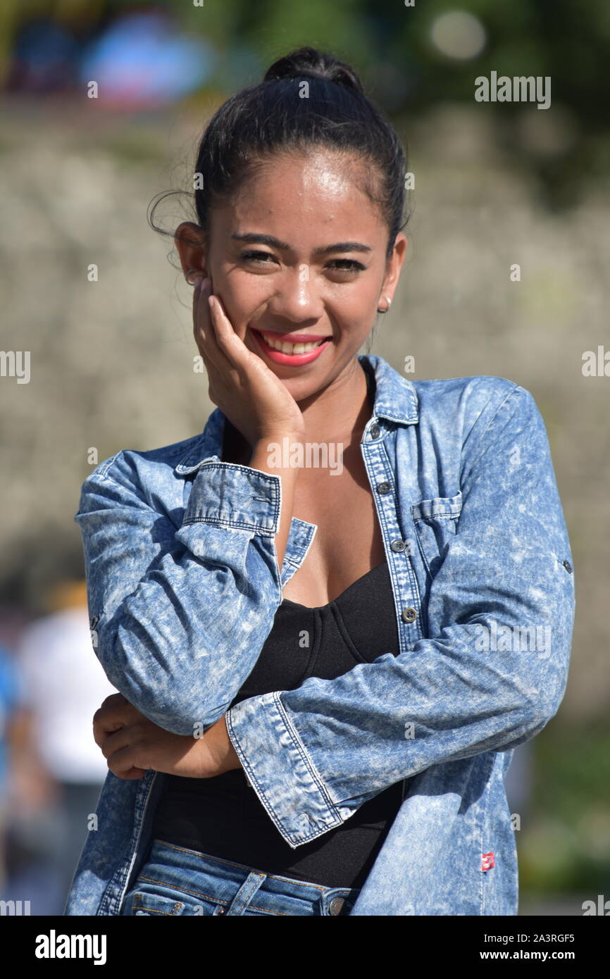 Beautiful Female Posing Stock Photo - Alamy