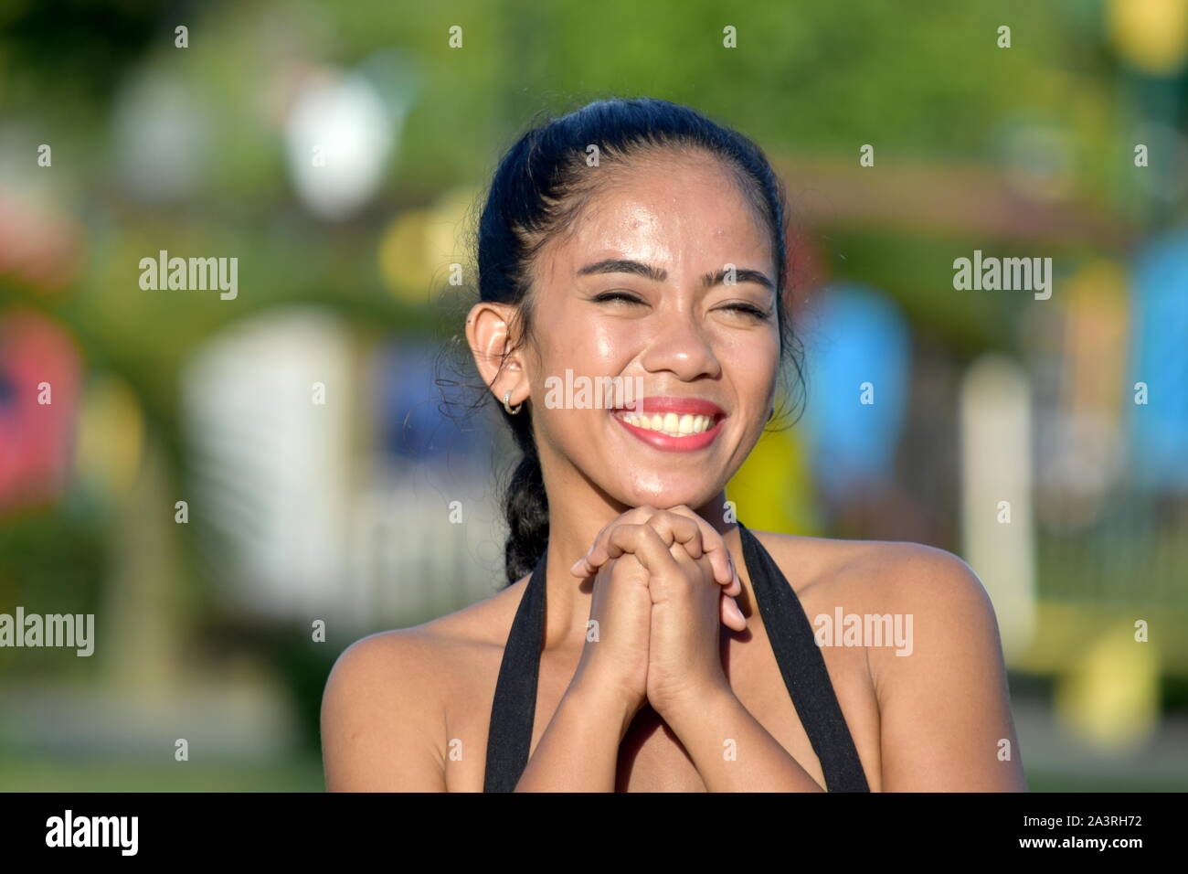 Young Minority Female And Appreciation Stock Photo - Alamy