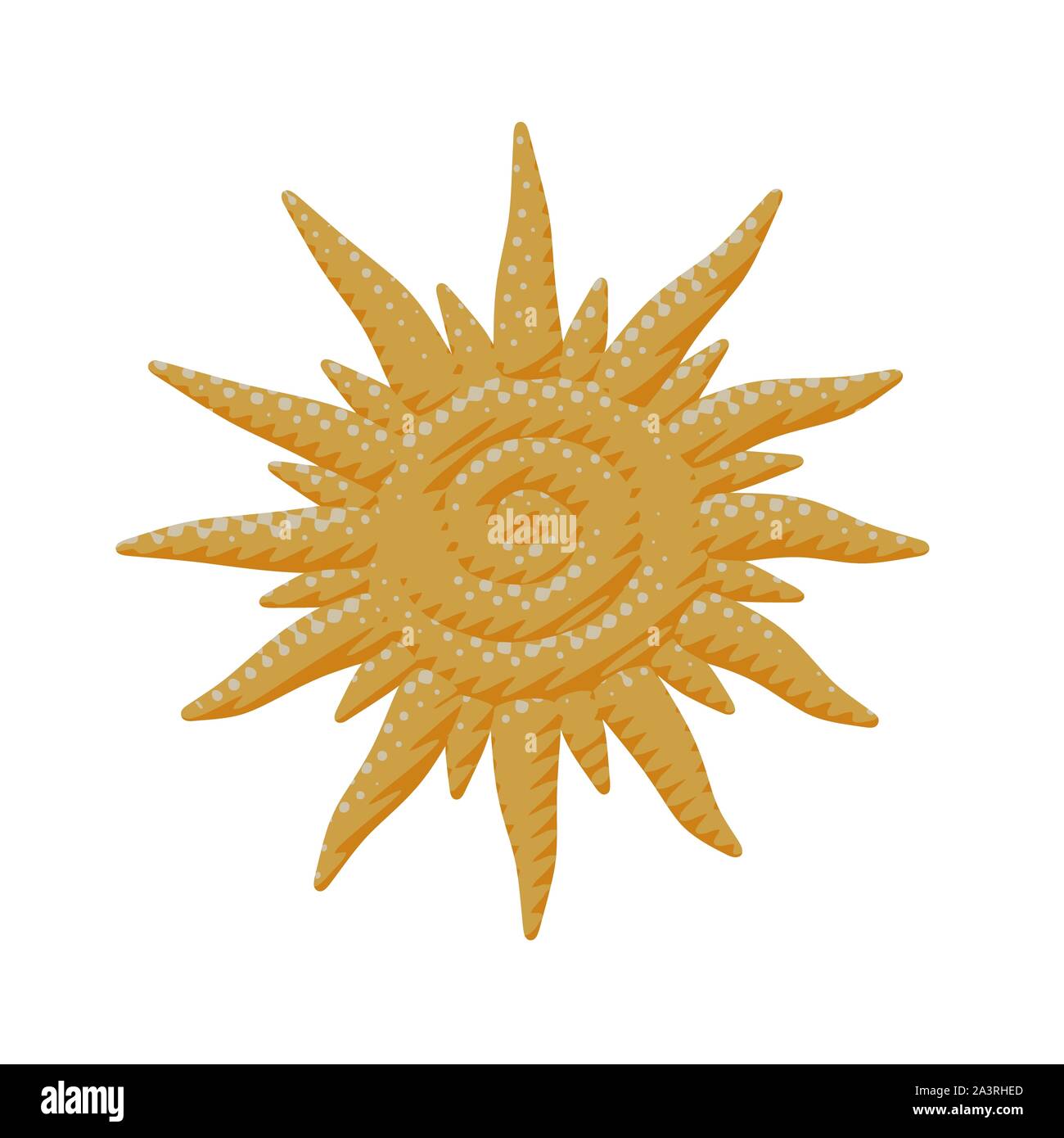 Comic vector design of hot yellow summer sun light. Cartoon sky poster ...