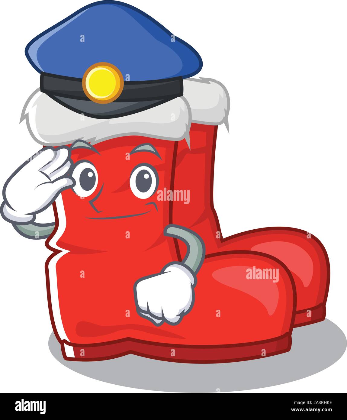 Police santa boots stored in mascot cupboard Stock Vector Image & Art ...