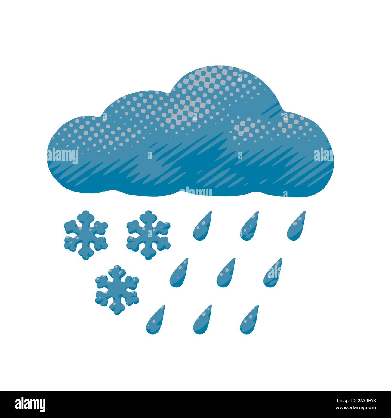 Cartoon Sleet