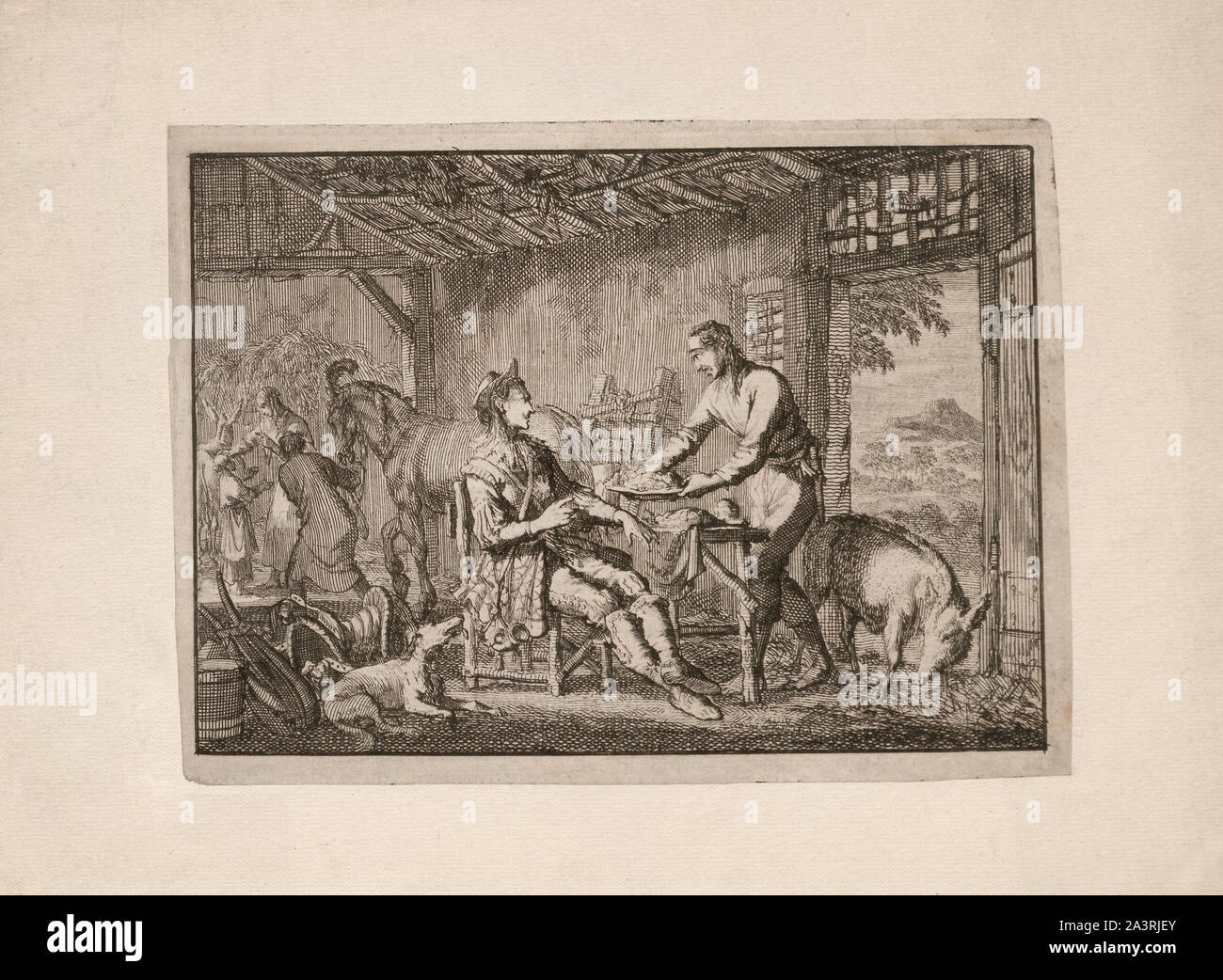 Horse Stable Drawing High Resolution Stock Photography and Images - Alamy