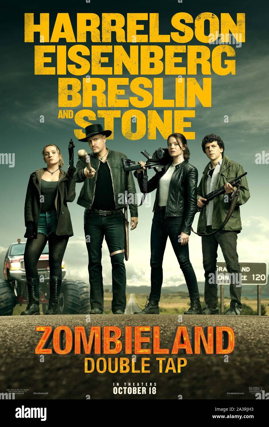 ZOMBIELAND: DOUBLE TAP (2019), directed by RUBEN FLEISCHER. Credit ... ZOMBIELAND: DOUBLE TAP (2019), directed by RUBEN FLEISCHER. Credit ...
