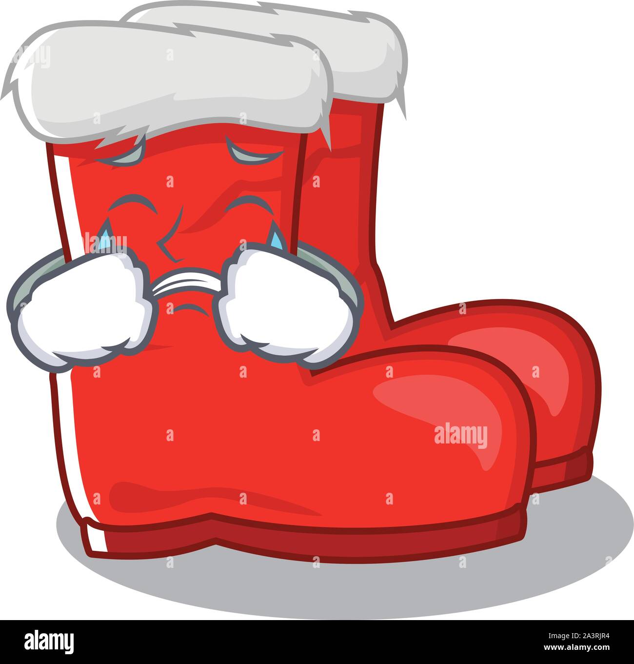 Furry boot Stock Vector Images - Alamy