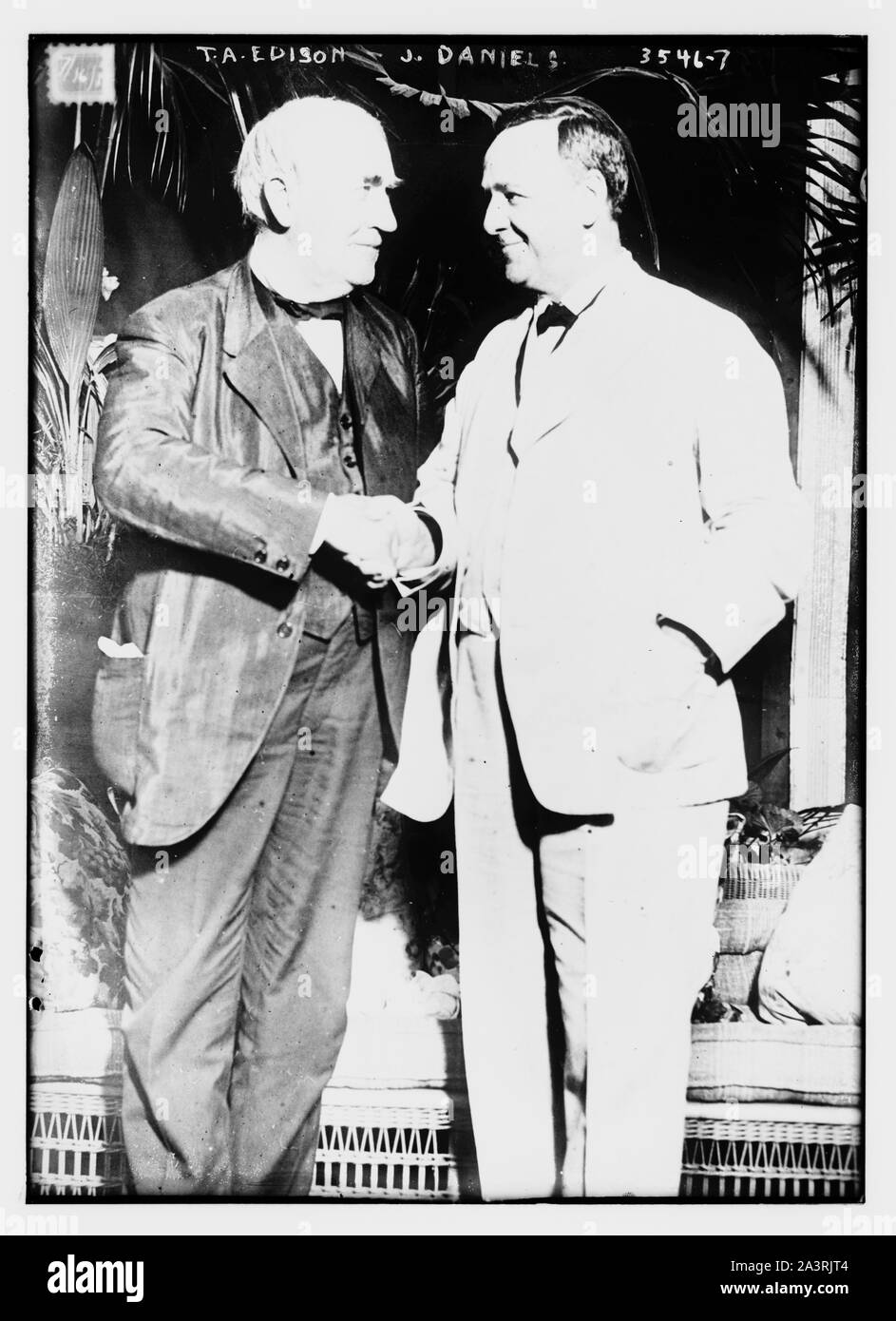 T.A. Edison, J. Daniels Stock Photo - Alamy