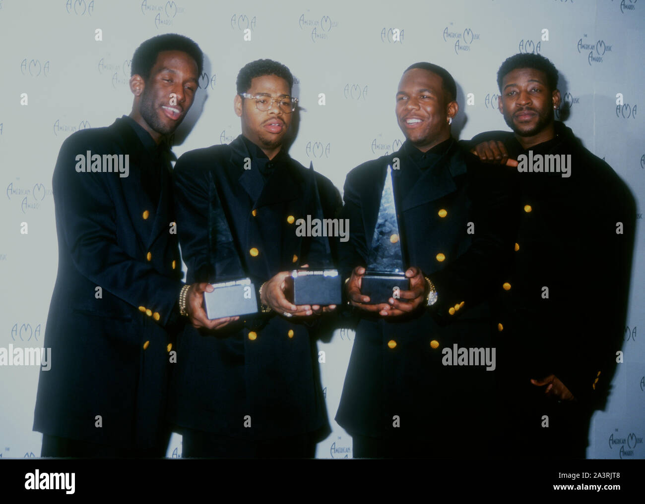 Los Angeles, California, USA 30th January 1995 (L-R) Singers Shawn ...