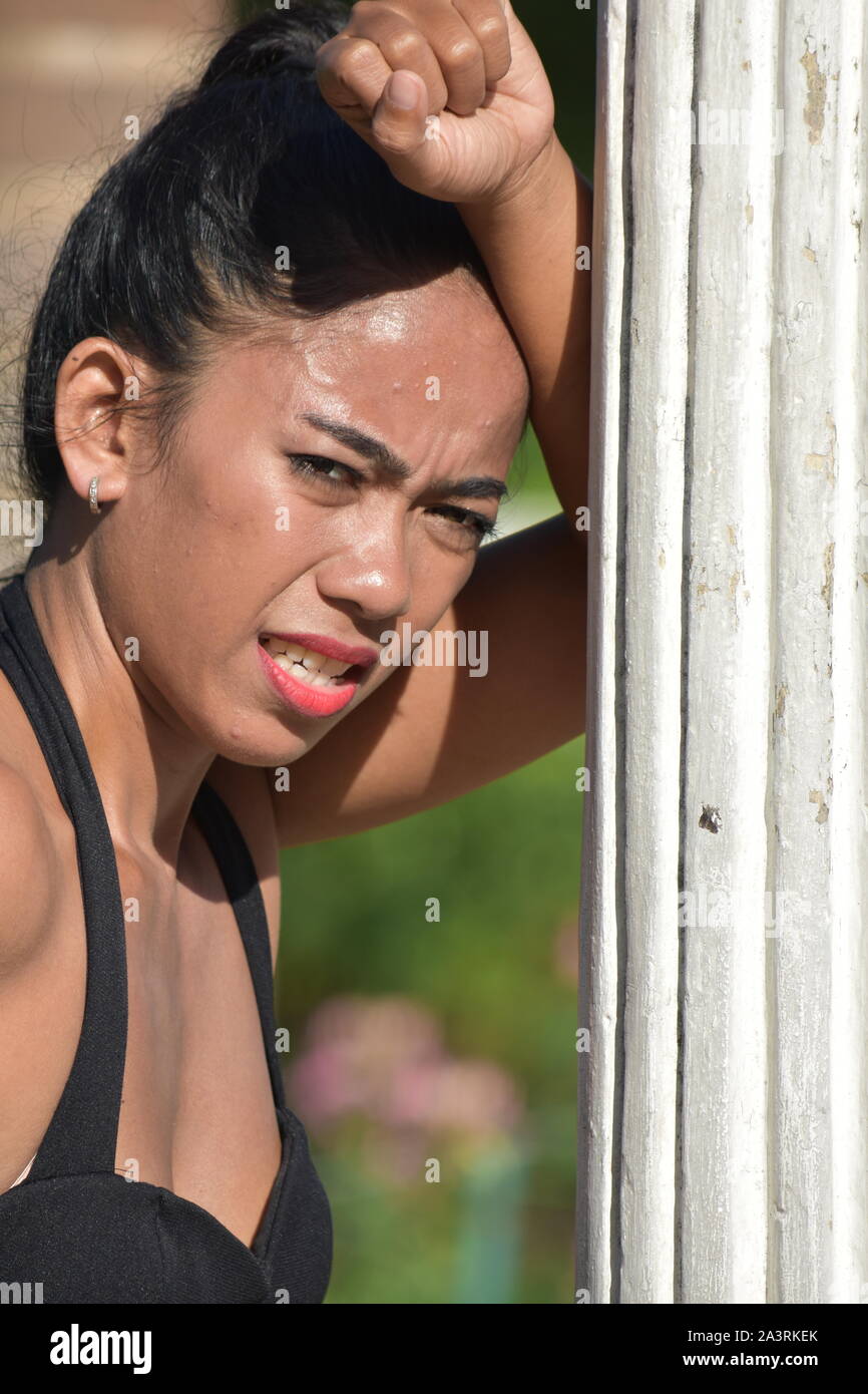 Woman crying sad tearful hi-res stock photography and images - Alamy