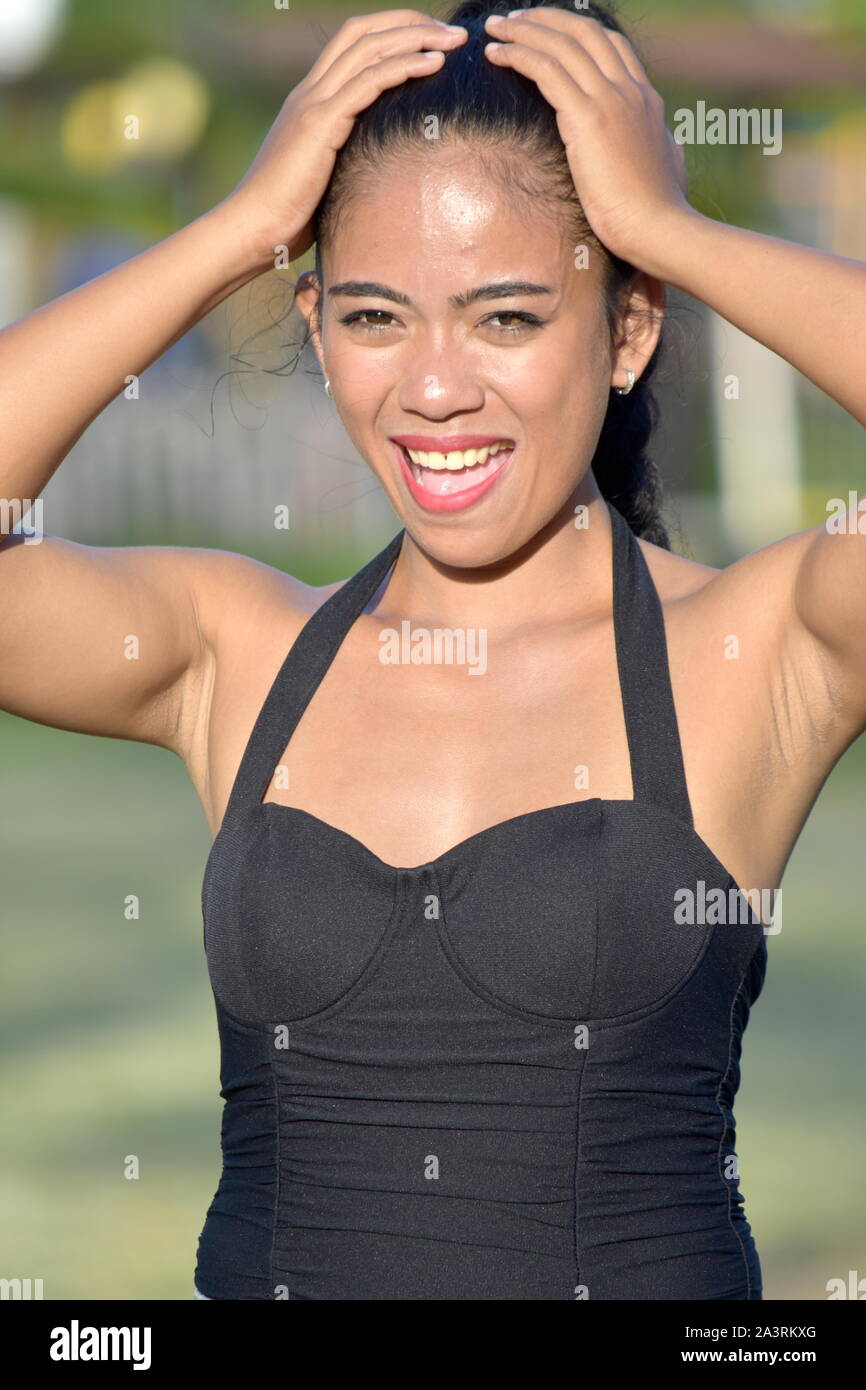 An Adult Female And Memory Loss Stock Photo - Alamy