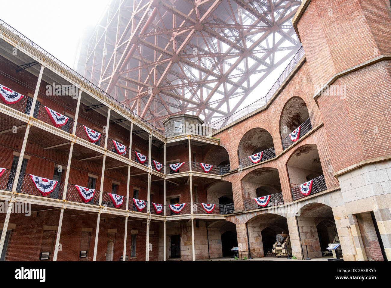View of the Golden Gate Bridge from Fort Point Stock Photo - Alamy