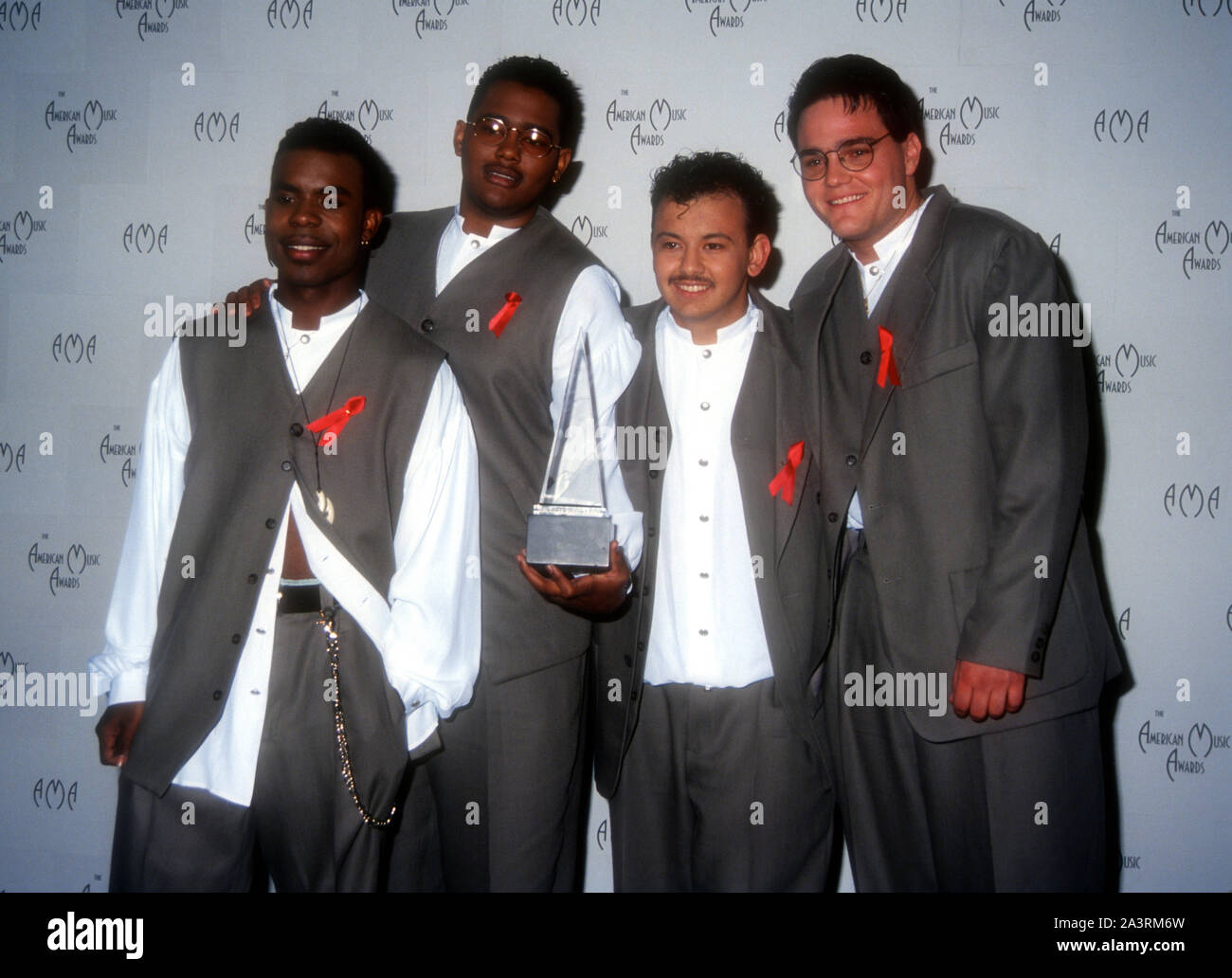 Los Angeles, California, USA 30th January 1995 (L-R) Singers Delious ...