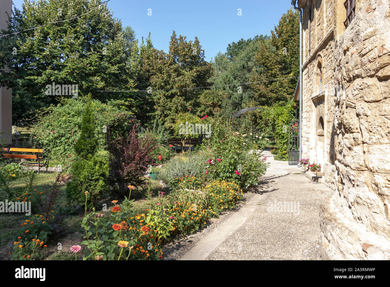 Medieval Zaova Monastery near village of Veliko Selo, Sumadija and ...