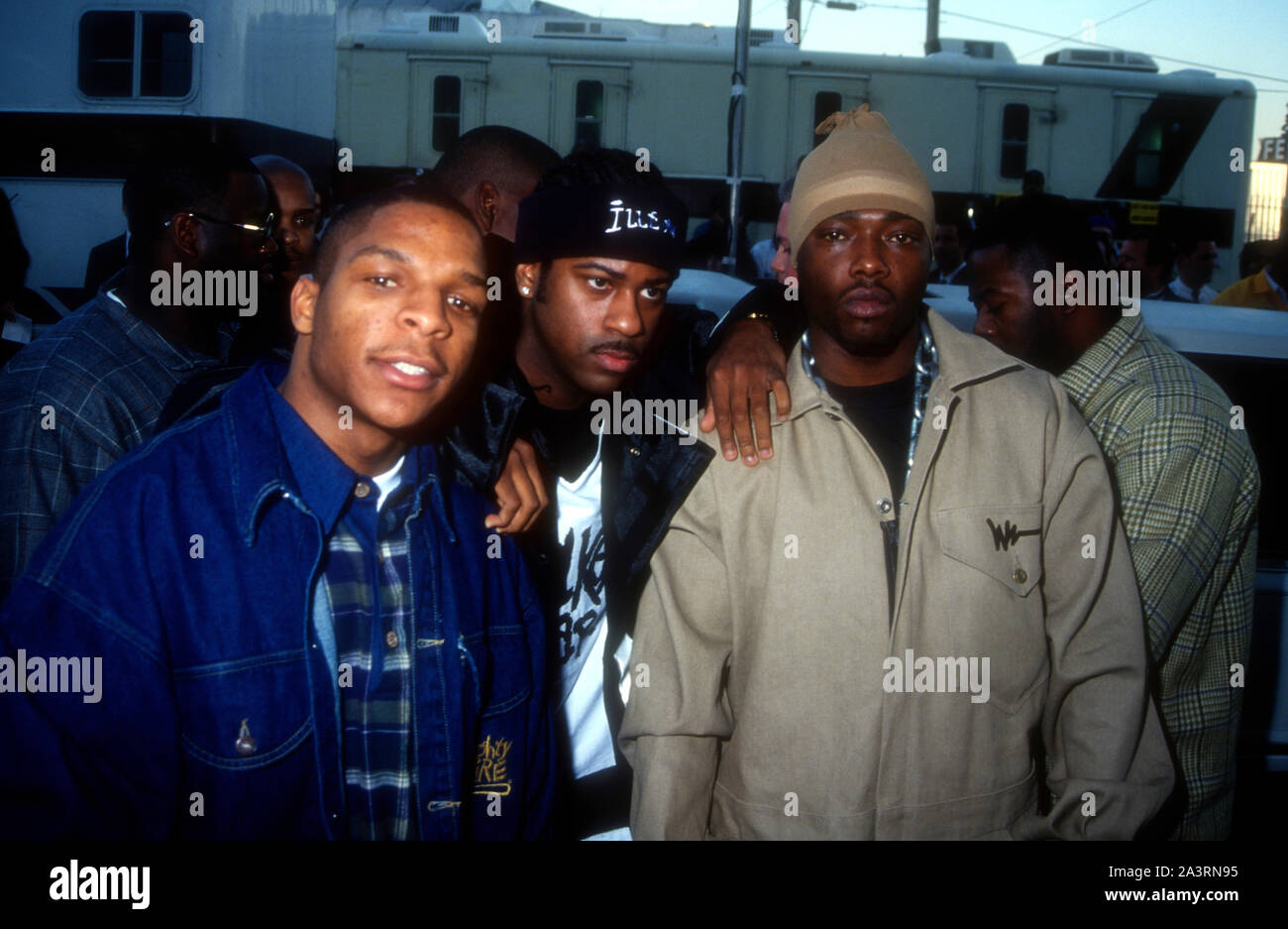 Los Angeles, California, USA 30th January 1995 (L-R) Rappers Vin Rock ...