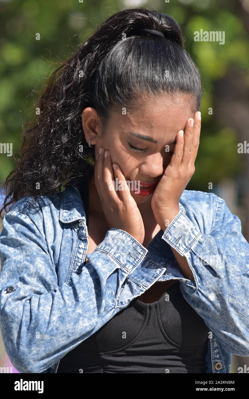 Beauty woman sad hi-res stock photography and images - Alamy