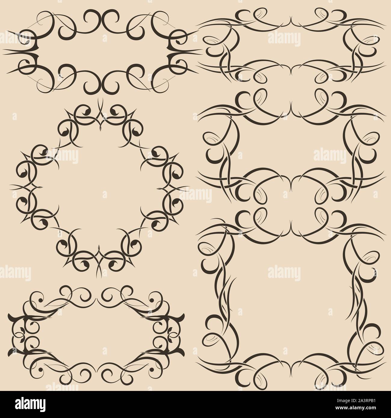 Edging borders Stock Vector Images - Alamy