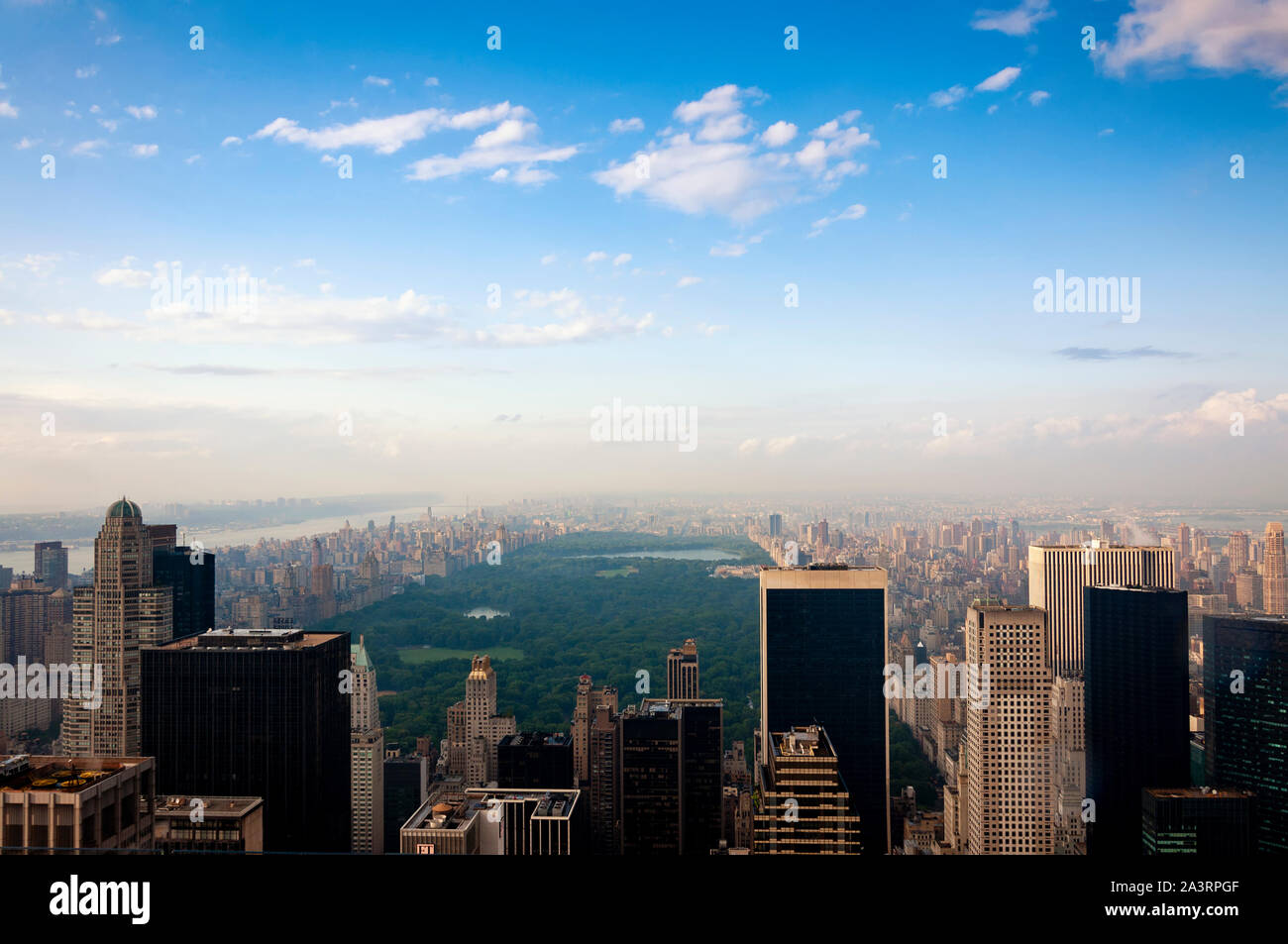 New York City, USA - June 10, 2010: View of the Cental Park and ...