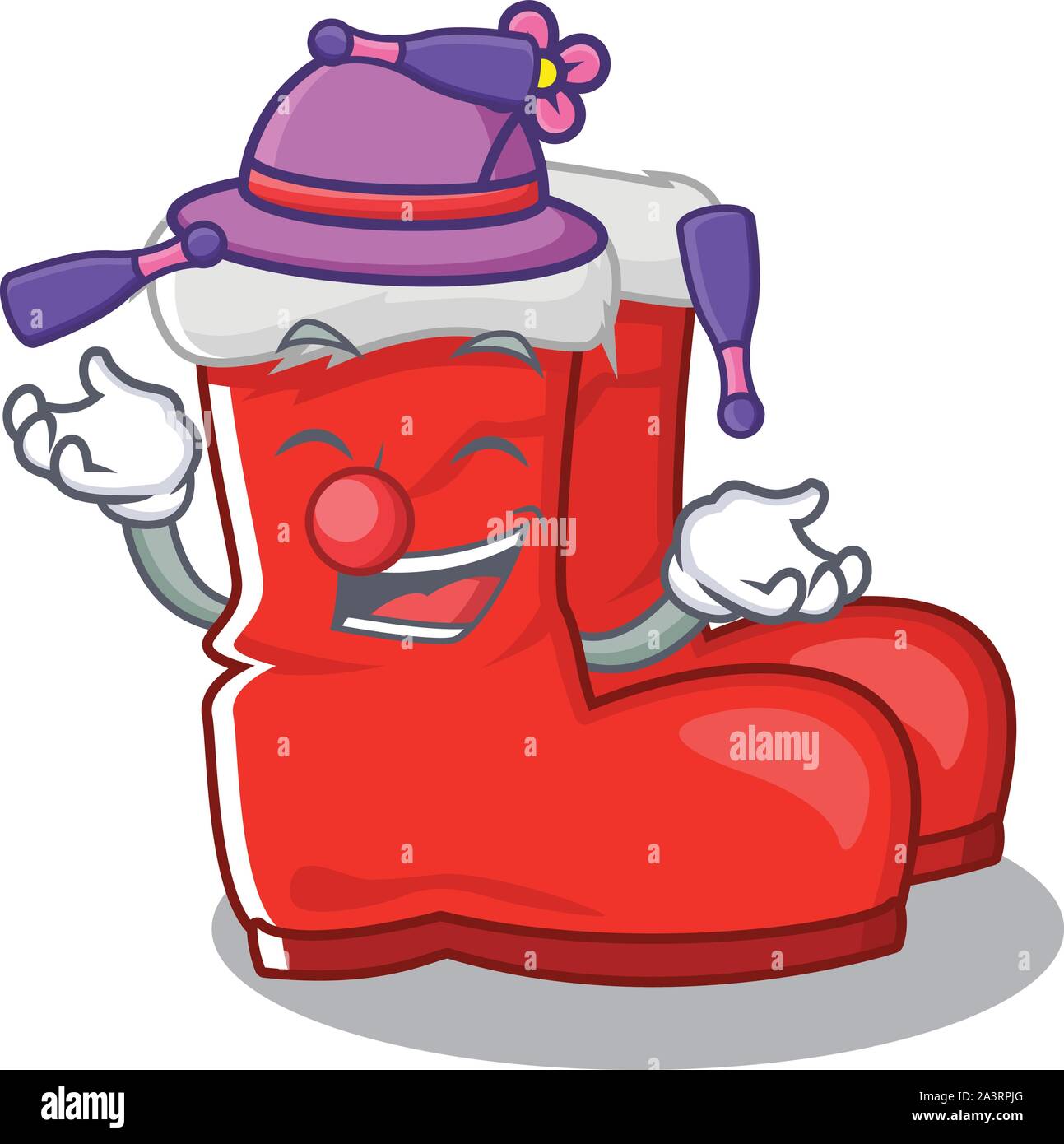 Clown boot Stock Vector Images - Alamy