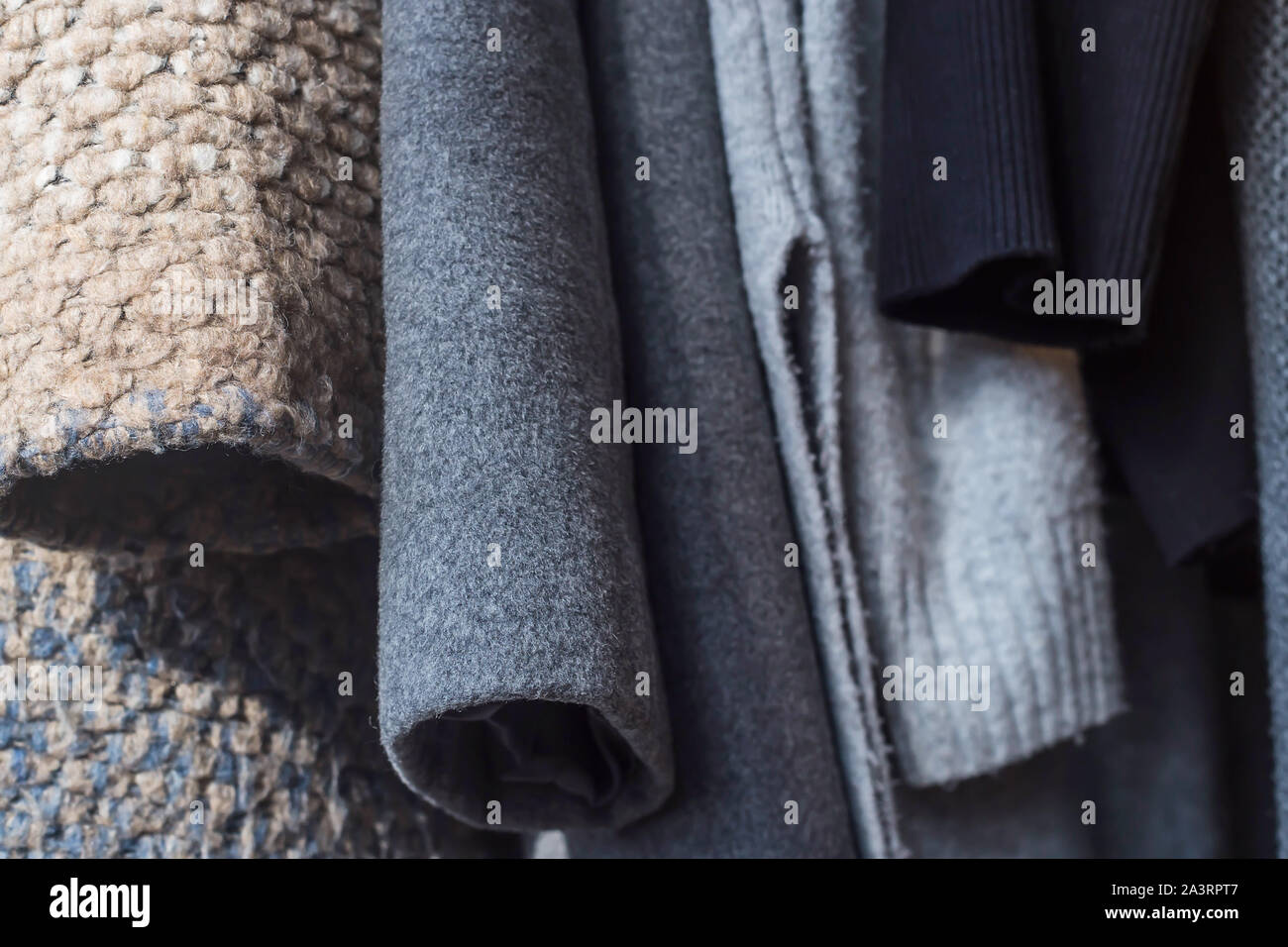 Hanging up coats hi-res stock photography and images - Alamy