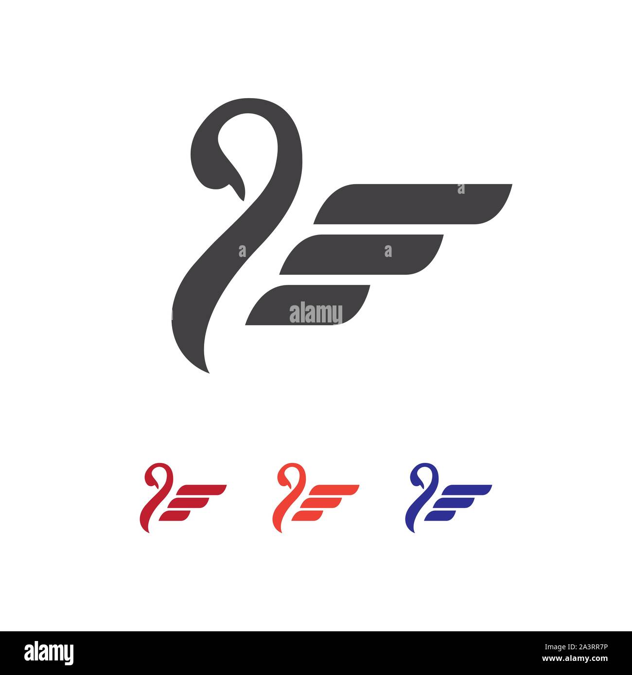 Swan wing Stock Vector Images - Alamy
