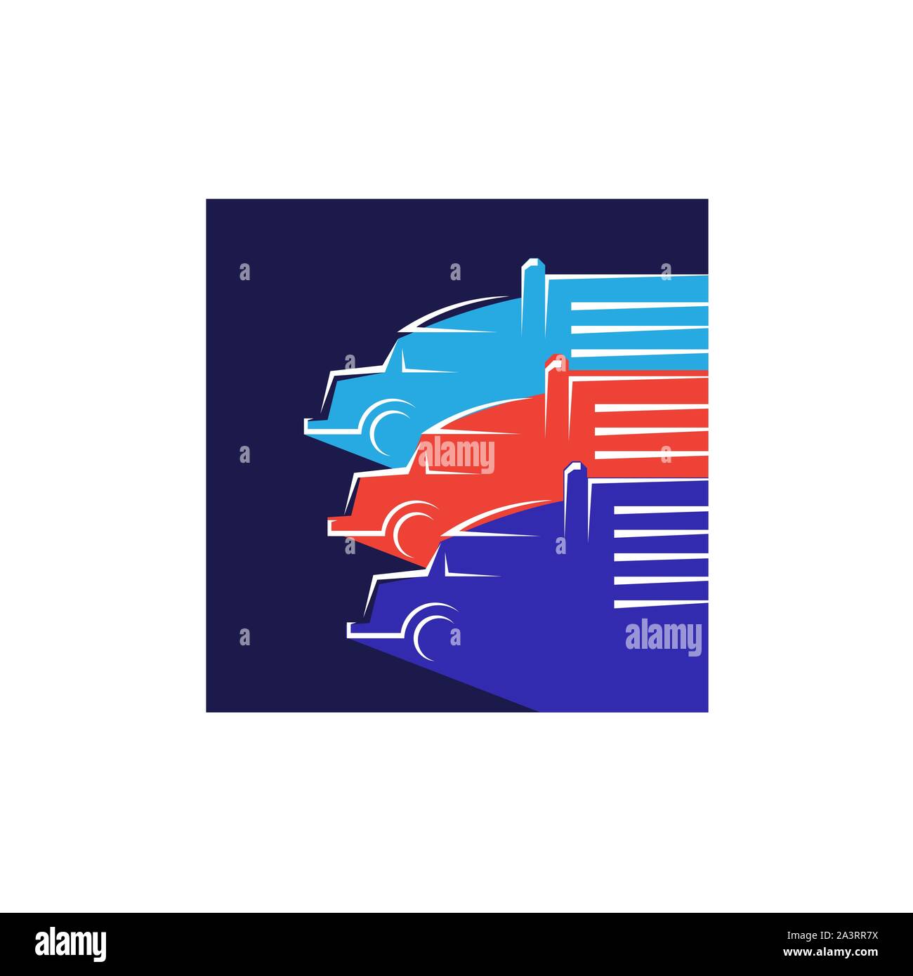 Trucking logo hi-res stock photography and images - Alamy