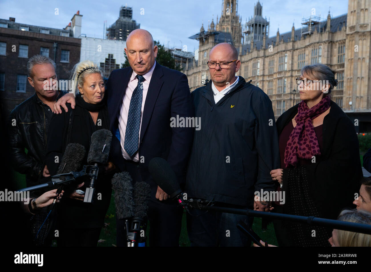 Press conference with Charlotte Charles(2nd Left) and Tim Dunn(2nd ...