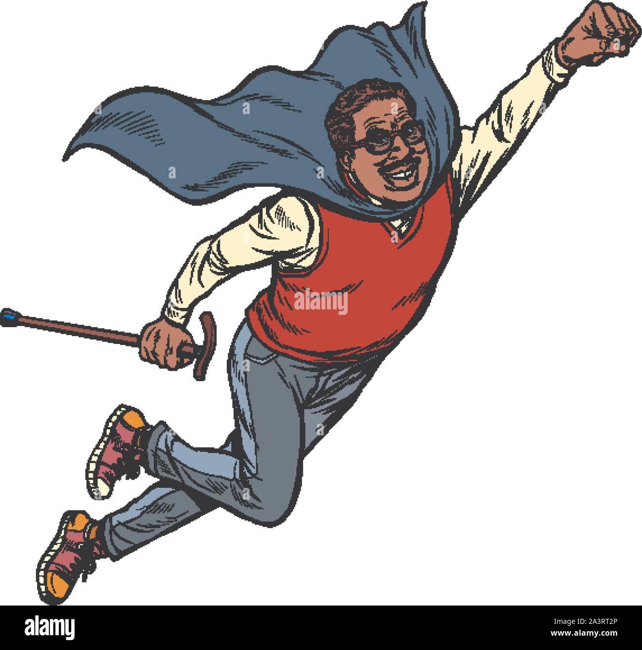 african man retired superhero. Health and longevity of older people ...