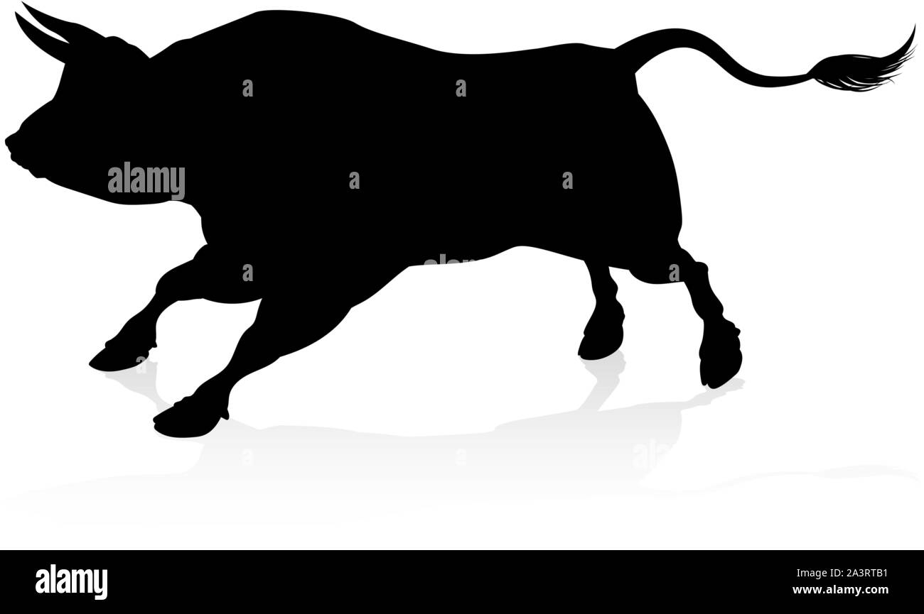 Black bull, cow Cut Out Stock Images & Pictures - Alamy