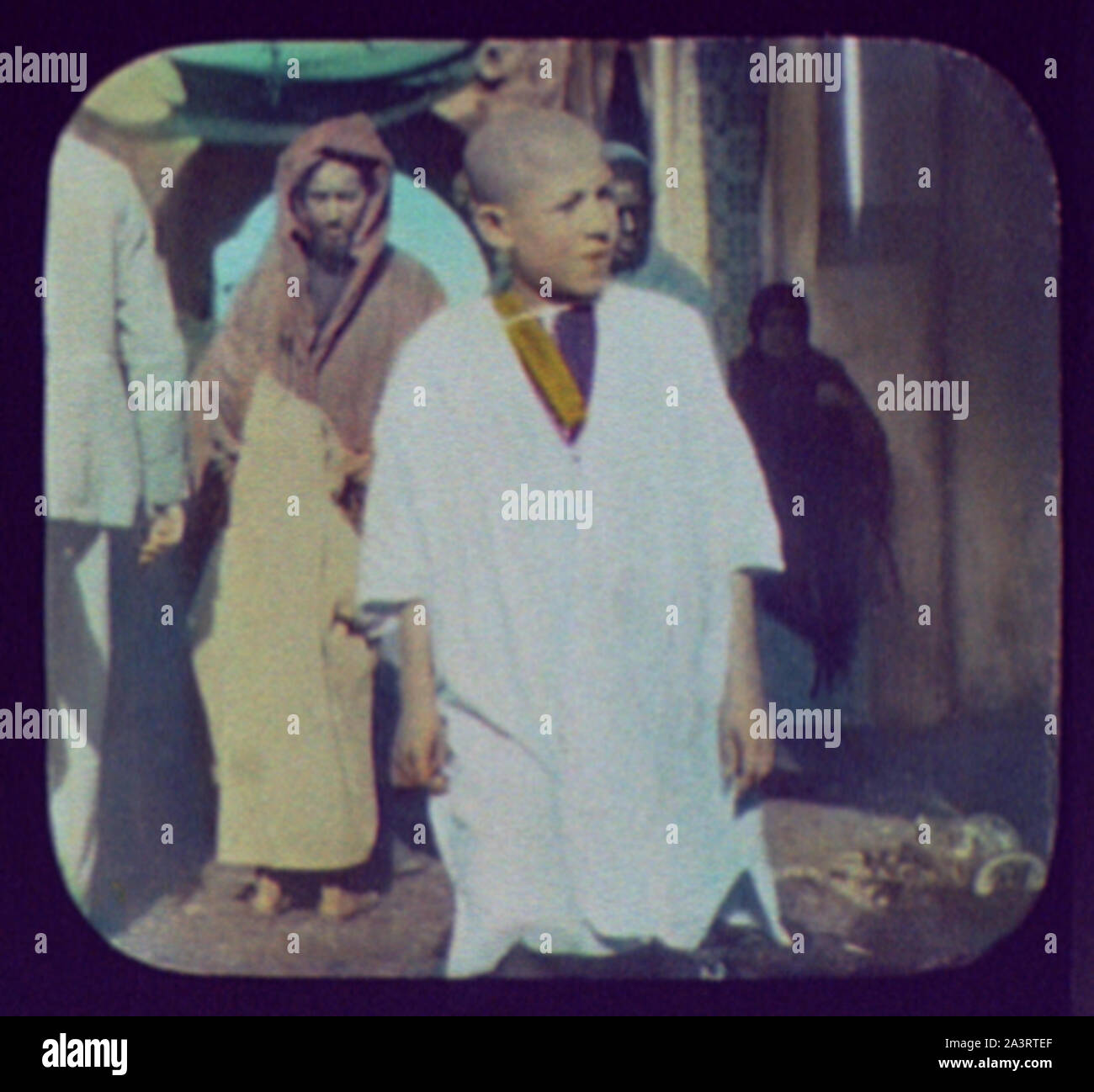 Tangier - [boy and other people in market or street] Stock Photo - Alamy