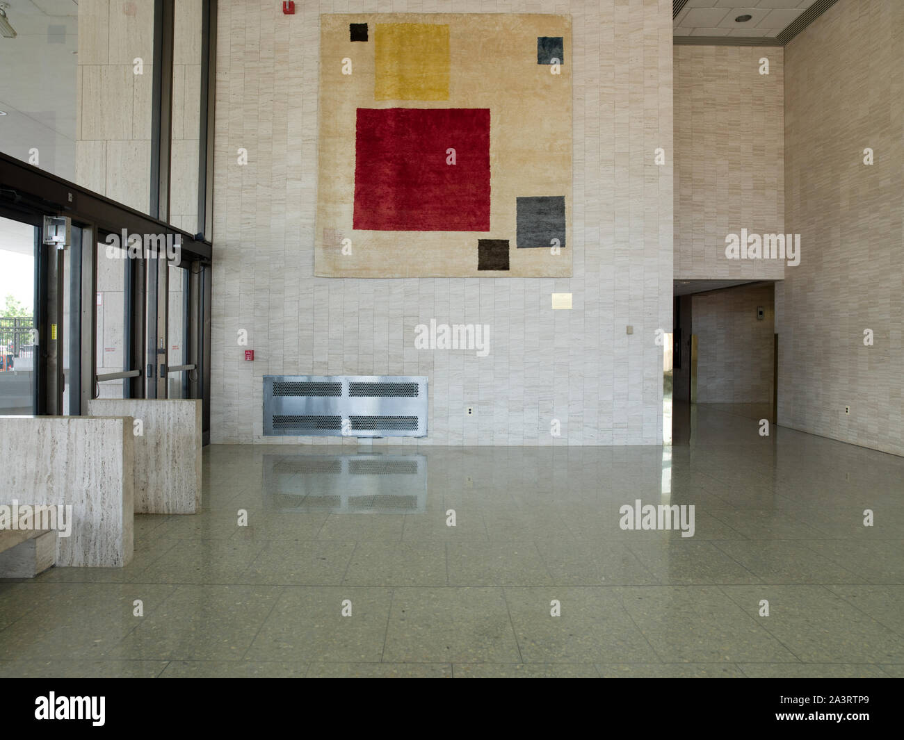 Tapestry Floating at the Hubert Humphrey Federal Building, Washington ...