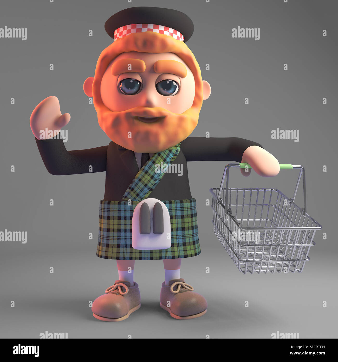 Scottish cartoon character hi-res stock photography and images - Alamy