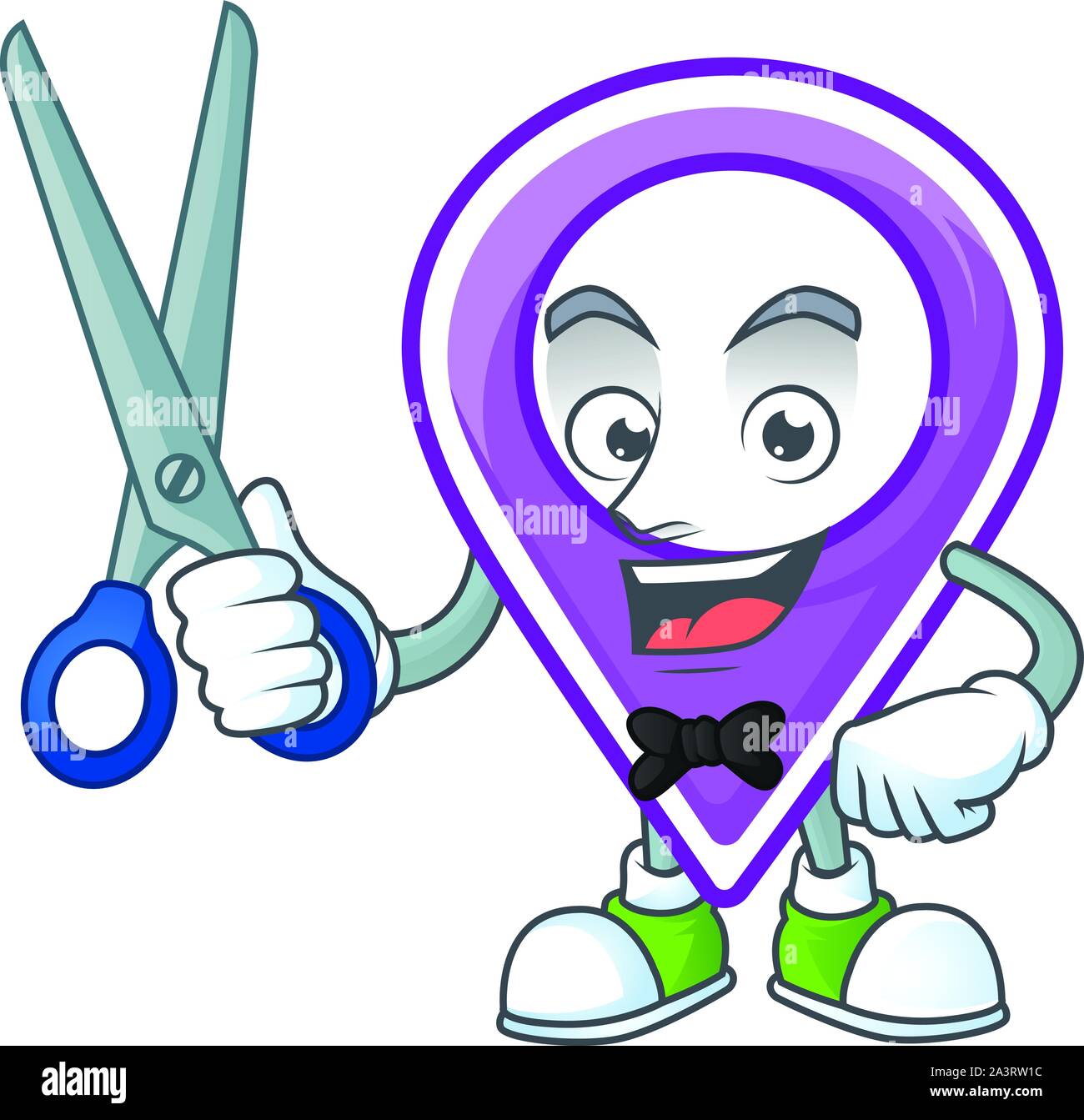 Barber map vector hi-res stock photography and images - Alamy